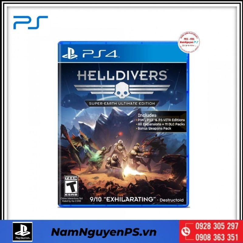Đĩa Game PS4 | Helldivers (1-2 Players) | Shopee Việt Nam