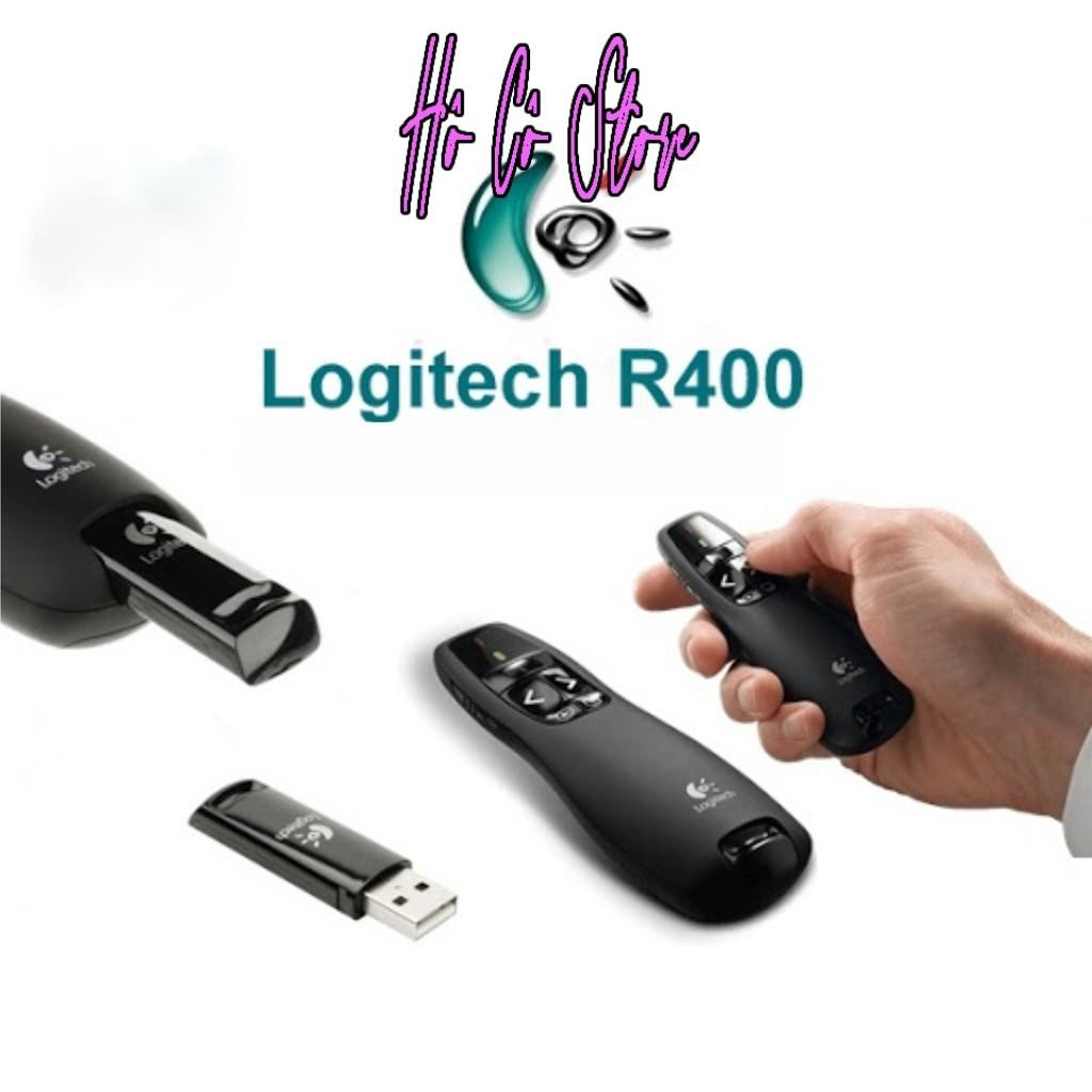 Bút trình chiếu Logitech R400/ R500 Full Box | Shopee Việt Nam