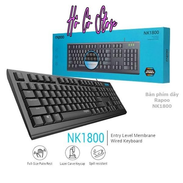 Bàn Phím Game Usb Rapoo NK1800 Chính Hãng. Bảo hành 12 Tháng | Shopee Việt Nam