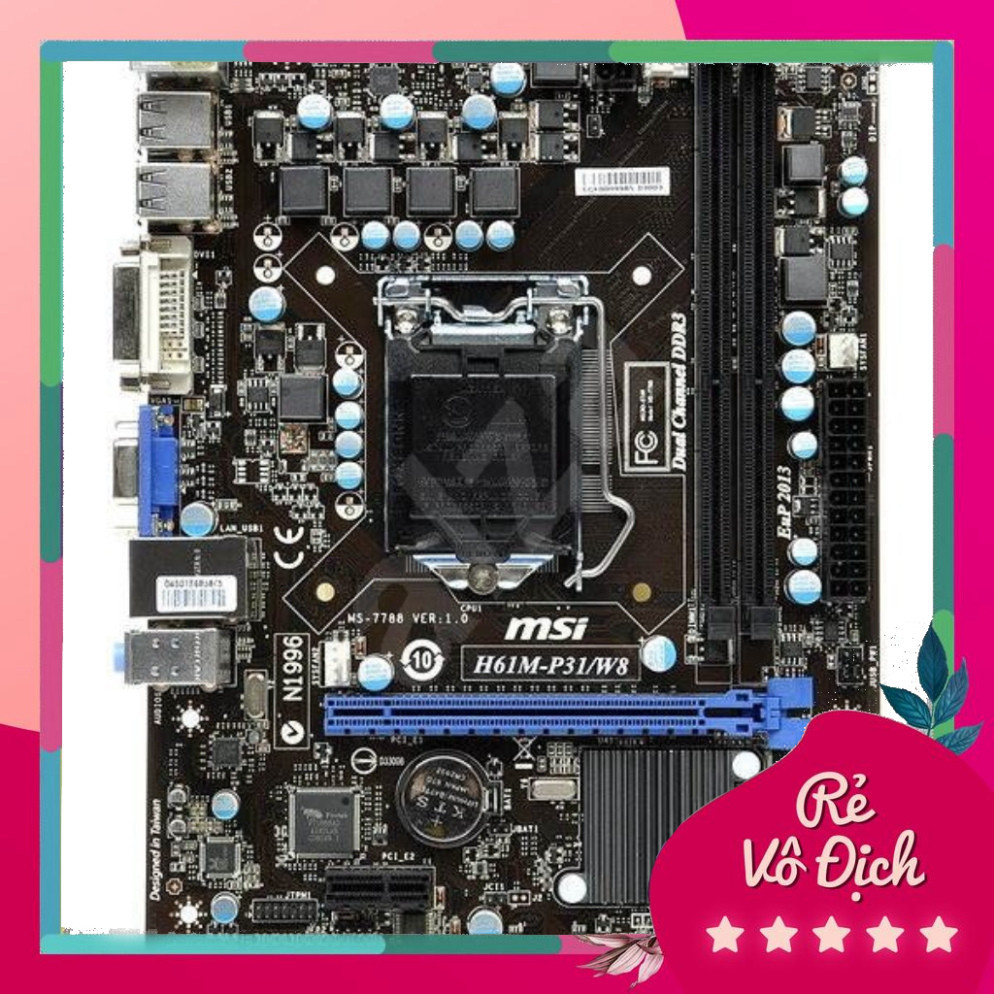 Main H61 H81 B75 B85 các hãng. tặng keo+pin cmos | Shopee Việt Nam