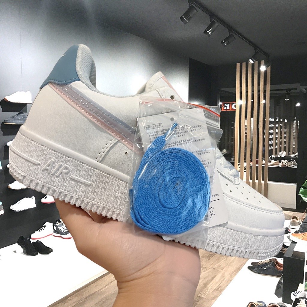 Giày Sneaker AF1 LV8 Double Swoosh Light Armory Blue , Giày Thể Thao Nữ ...