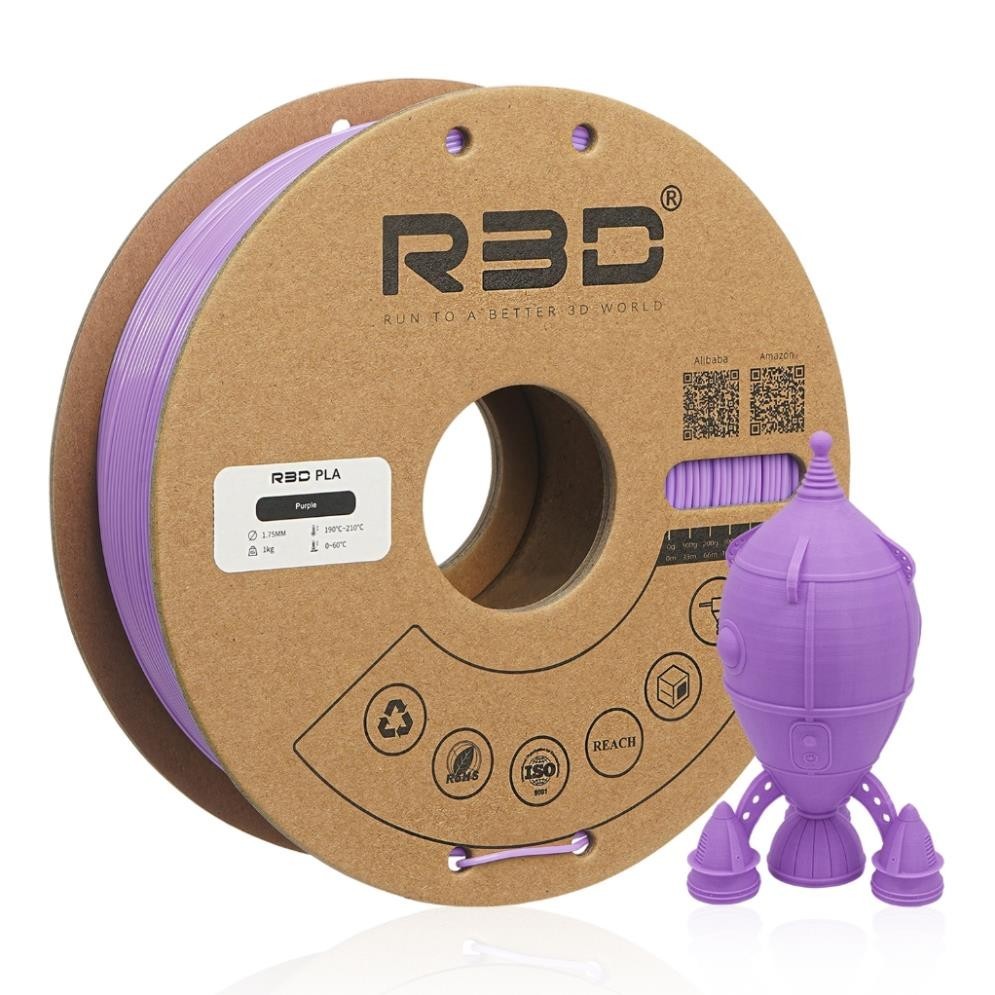 Nhựa in 3D PLA/PLA+【R3D】màu Tím - Nhựa sợi FDM in 3D chất lượng cao ...