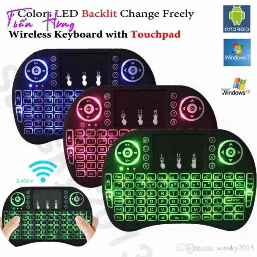 Bàn phím chuột bay có Led UKB 500 RF-For Pc, Laptop, Smart tivi ...