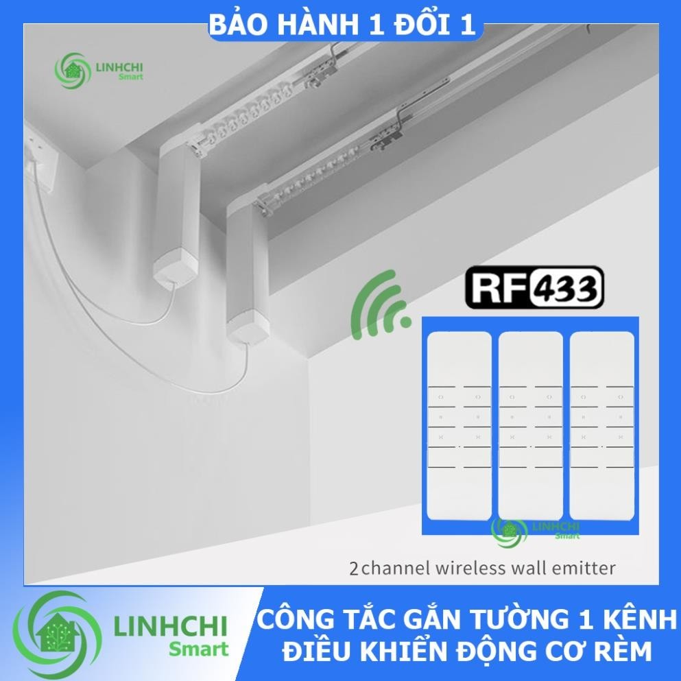 Remote 2 kênh RF433 Dooya điều khiển cho các động cơ rèm tự động TUYA ...