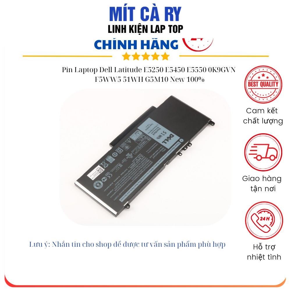 Pin Laptop Dell Latitude E5250 E5450 E5550 0K9GVN F5WW5 51WH G5M10 New ...