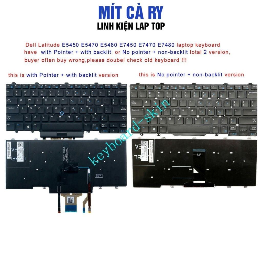 Bàn Phím Laptop Dell Latitude E5450 E5470 E7450 E7470 Latitude 5480 ...