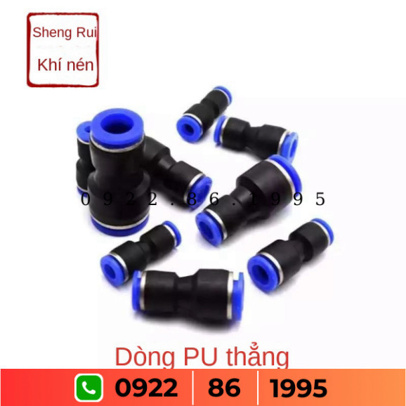 Ống Khí Nén Nhựa Cắm Nhanh Thông Thẳng Pu4 Pu6 Pu8 Pu10 Pu12 Pu14 PU16 | Shopee Việt Nam