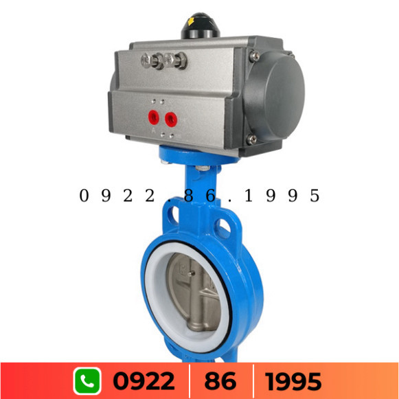 Van Bướm PTFE Khí Nén D671F-16Q Van Wafer DN50 65 80 100 250 300 | Shopee Việt Nam