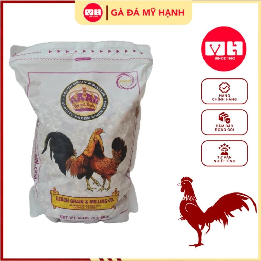 (2,268KG) Ngũ Cốc Dùng Cho Gà Đá Leach Grain & Milling Co - Thức Ăn Hỗn ...