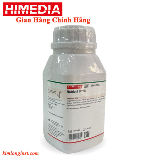 Môi trường Nutrient Broth, Mã: M002-500G, Thương hiệu: Himedia, dùng ...