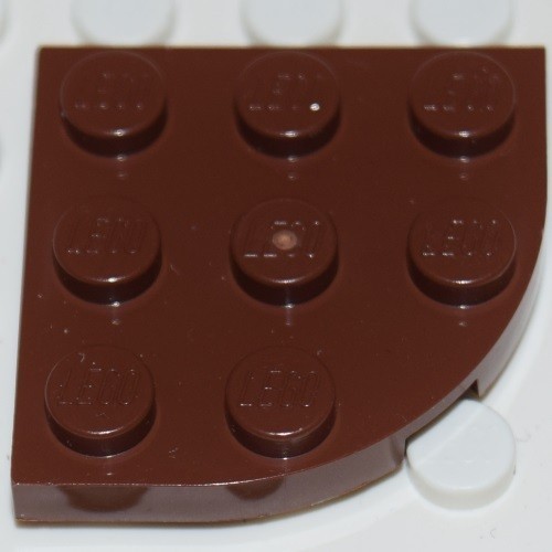[1 Cái] LEGO Tấm Đế 3x3, 1/4 Cung Tròn, Màu Nâu ID 4283660 30357 ...