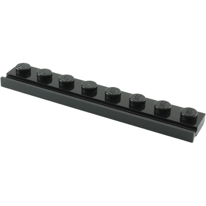 [1 Cái] LEGO Tấm Đế 1x8 Với Rãnh Trượt, Màu Đen ID 4286009 4510 ...