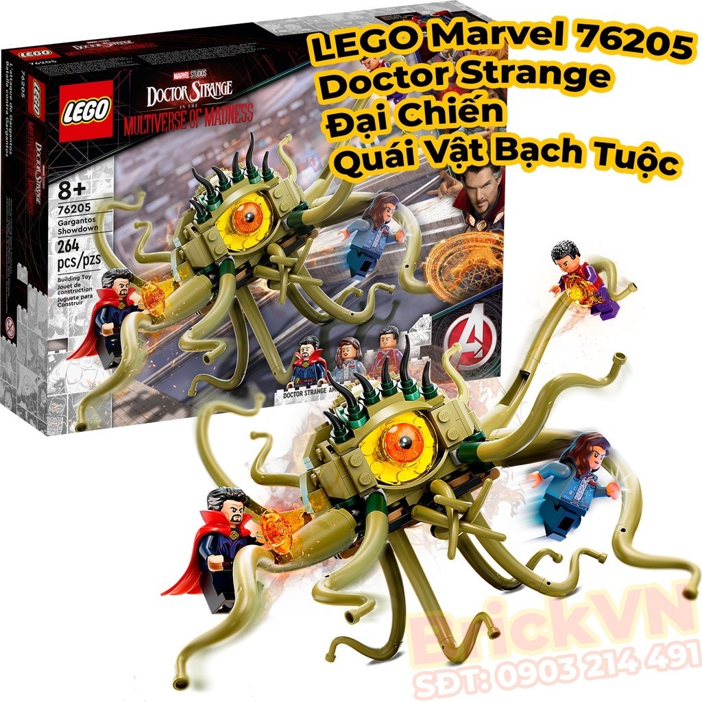 LEGO Marvel Gargantos Showdown 76205 Monster Building Kit with Doctor ...