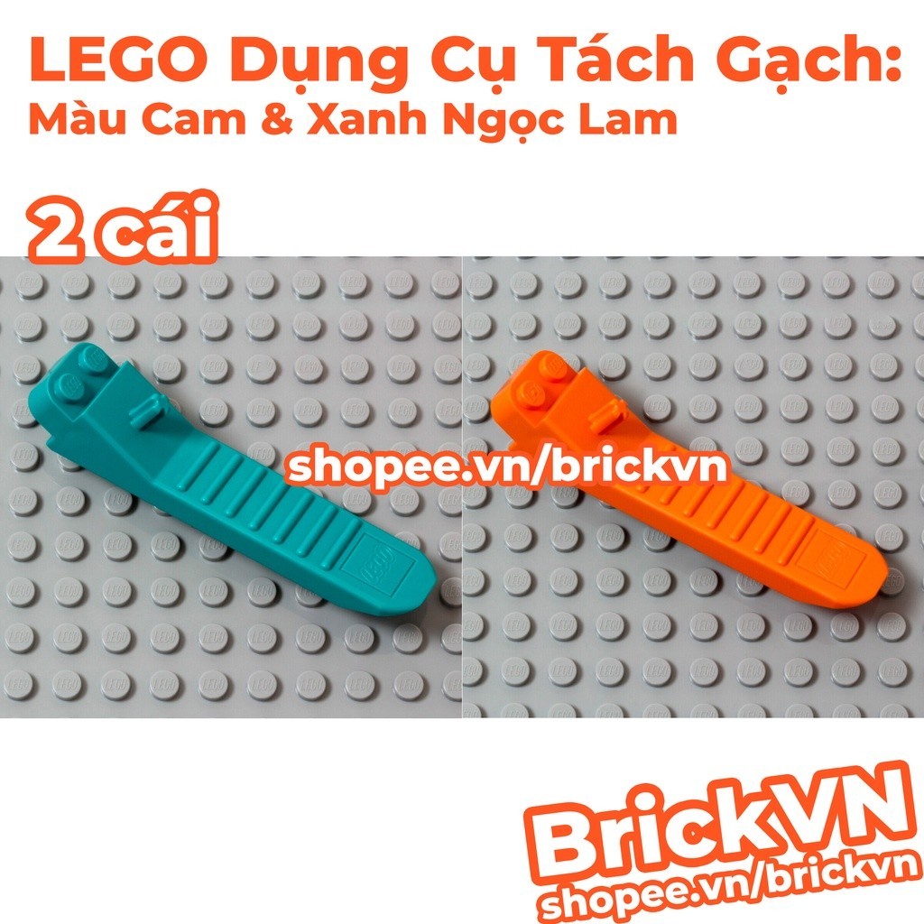 [2 Cái] LEGO Brick Separator: Dụng Cụ Tách Gạch, Tháo Lắp Màu Cam ...