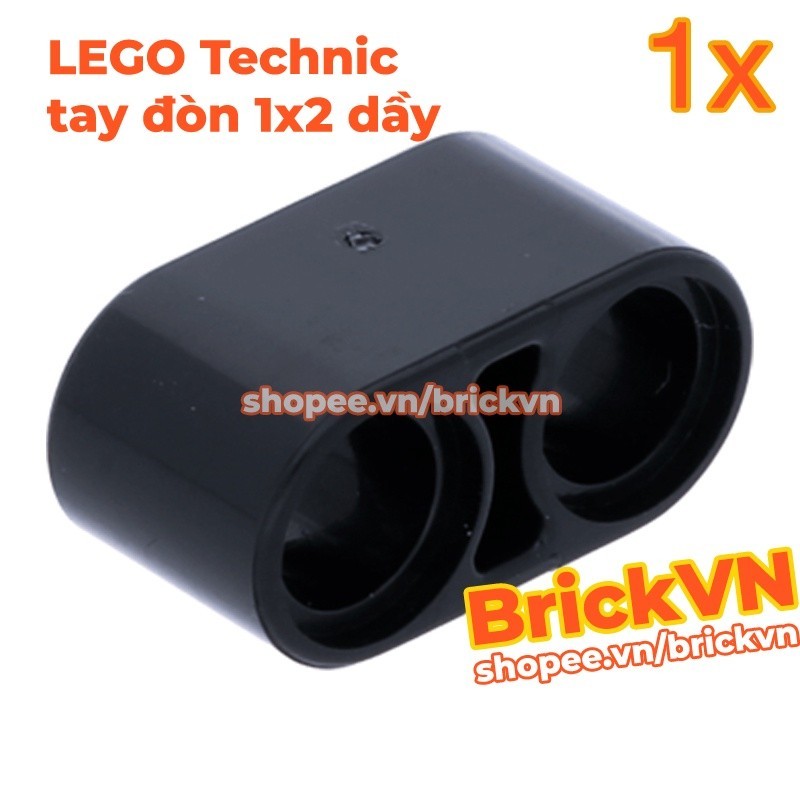 [1 Cái] LEGO Technic Tay Đòn Dầy 1 x 2 Màu Đen ID 4177444 43857 ...