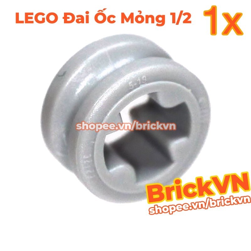 [5 Cái] LEGO Technic Đai Ốc Mỏng 1/2 Xám Nhạt (Ghi Nhạt) ID 6271165 ...