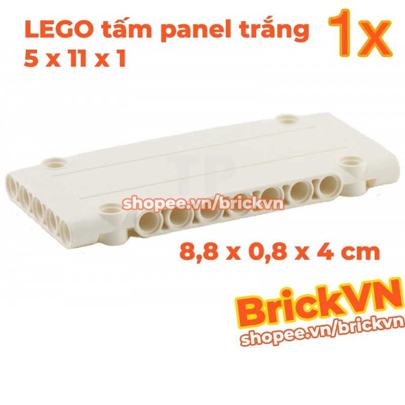[1 Cái] LEGO Technic Tấm Panel Trắng 5 x 11 x 1 Cỡ 8,8 x 0,8 x 4 cm ID ...