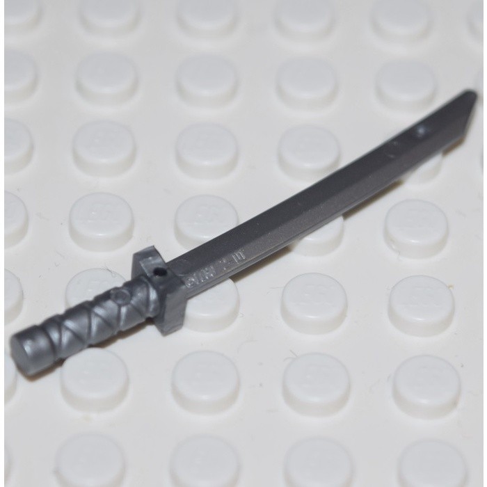 [1 Cái] LEGO Kiếm Ninja Sword / Katana Màu Bạc Nhạt Dài 4,5cm 6116593 ...
