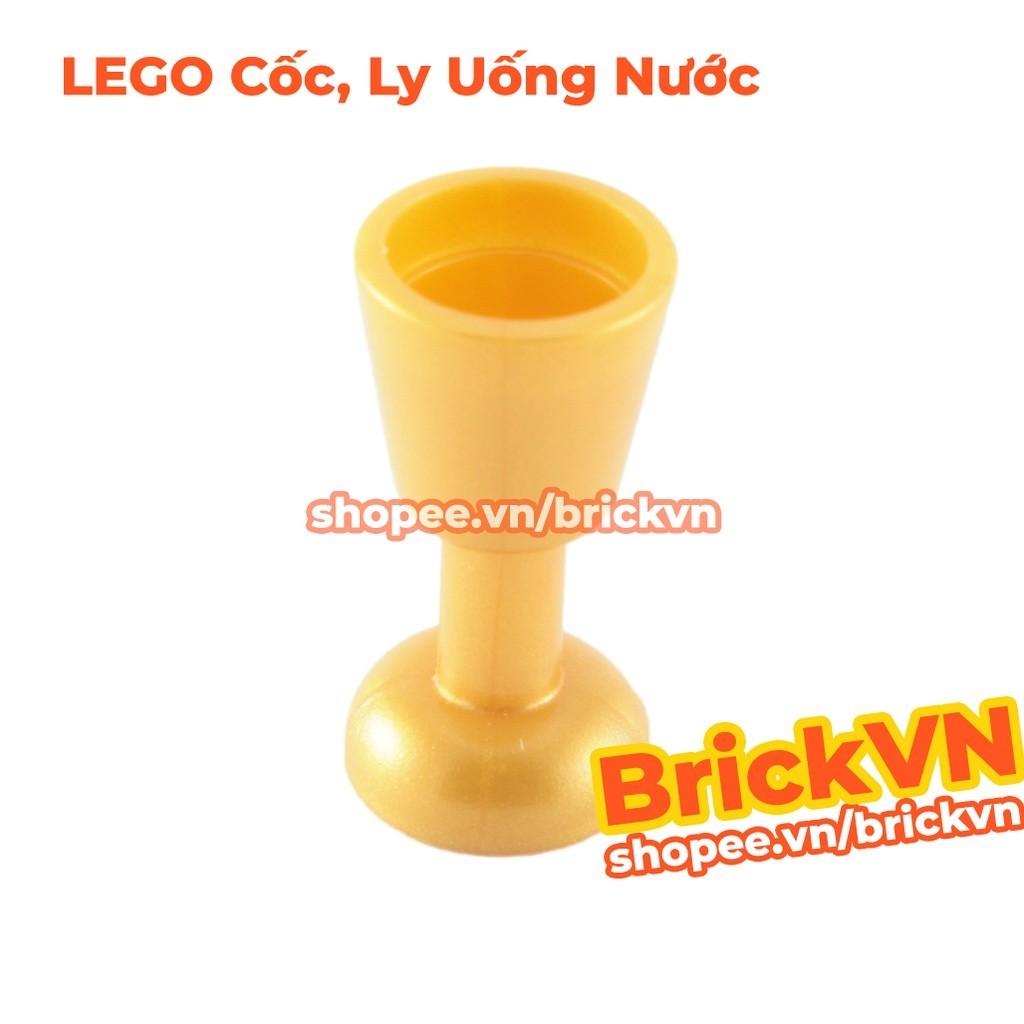 [1 Cái] LEGO Cốc / Ly Uống Nước Màu Vàng Ngọc Cỡ 1,6 cm ID 4505990 6269 ...