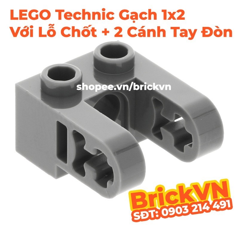 [1 Cái] LEGO Technic Gạch 1x2 Khớp Nối Gối, Khớp Vai Robot Với Lỗ Chốt ...