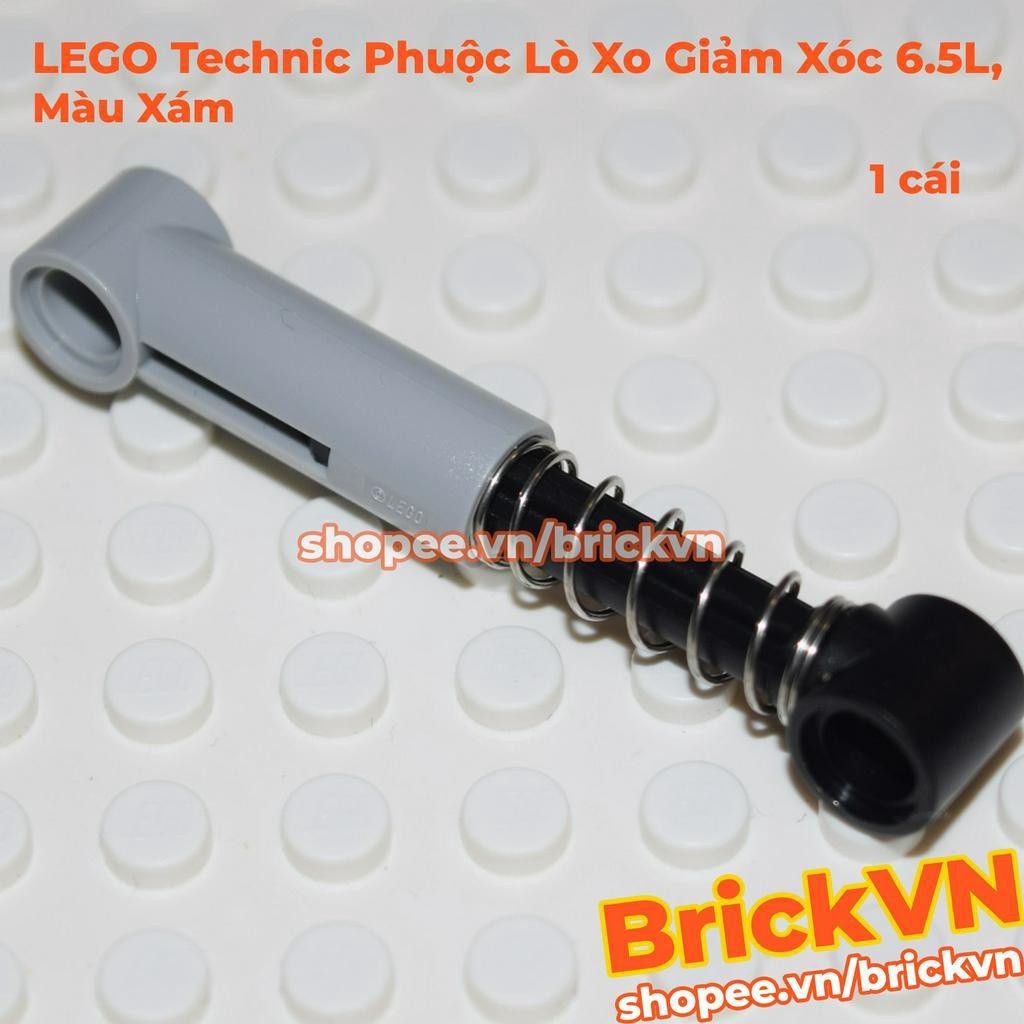 [1 Cái] LEGO Technic Phuộc Nhún Lò Xo Giảm Xóc 6.5L Xám Nhạt ID 731c01 ...