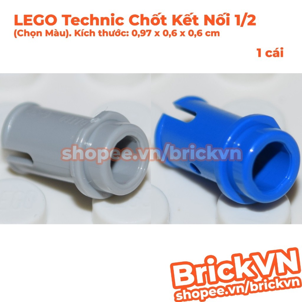 [1 Cái] LEGO Technic Chốt Kết Nối 1/2 - LEGO Technic, Pin 1/2 ID 4274 ...