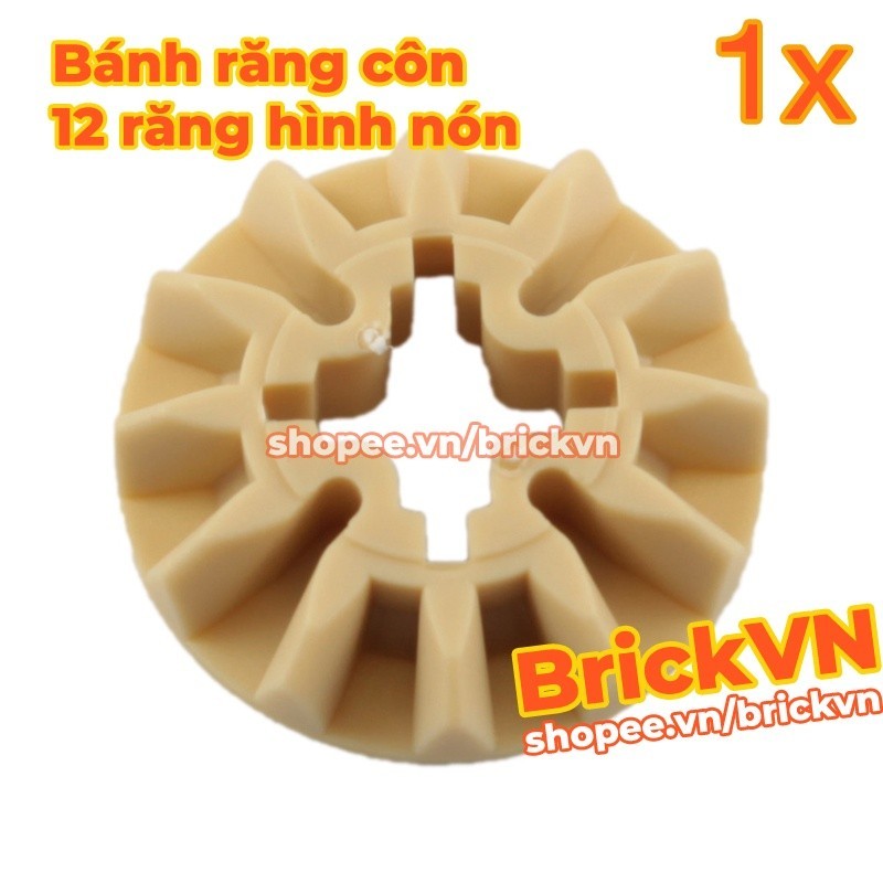 [1 Cái] LEGO Technic Bánh Răng Côn 12 Răng Hình Nón, Màu Vàng Cát ID ...