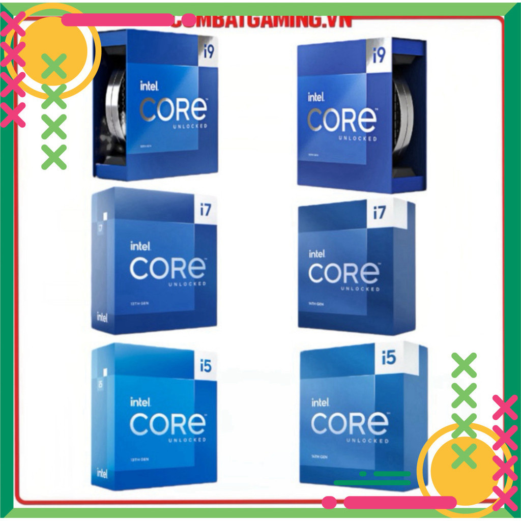 Bộ Vi Xử Lý CPU Intel Core i5 13600K 14600K 14600KF i7 13700K 14700K ...