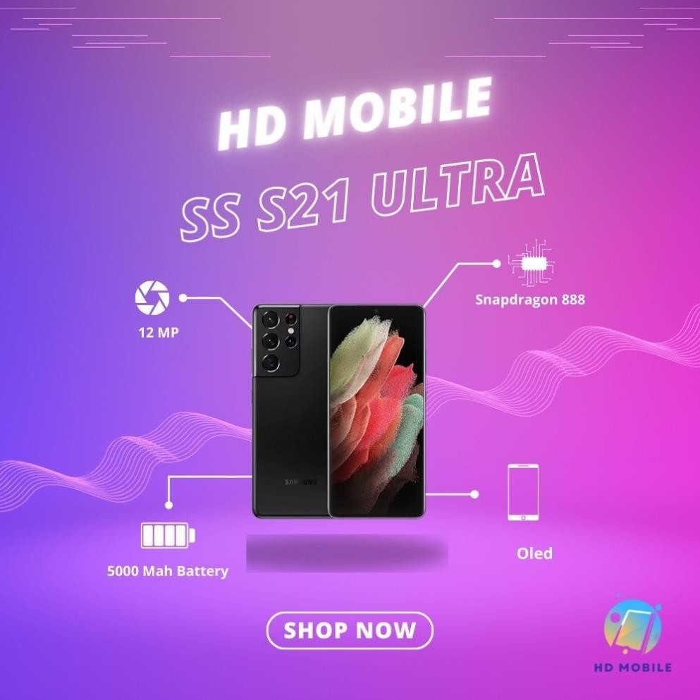 Điện Thoại Samsung S21 Ultra 5G Ram12Gb, Chip Snapdragon S888/ PIN ...