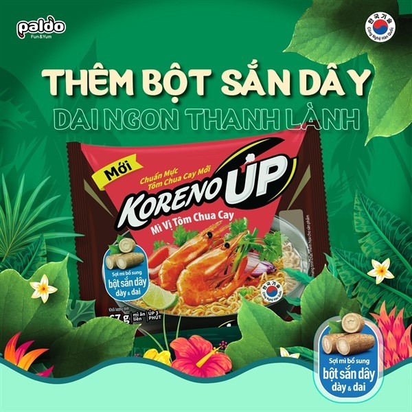 Mì Tôm KORENO UP Vị Tôm Chua Cay 67g | Shopee Việt Nam