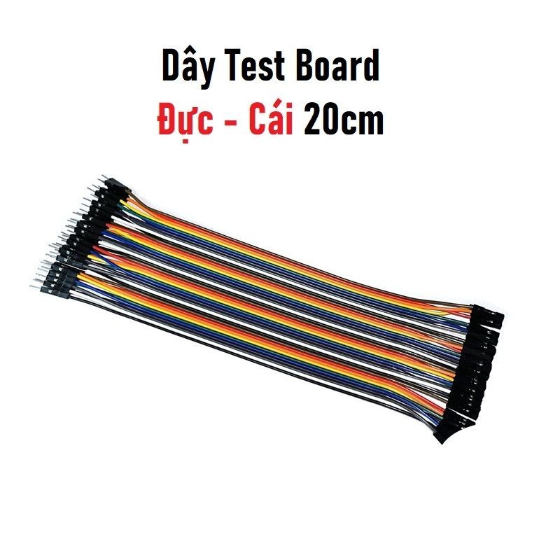 Dây cắm test board Đực Cái 20cm ( 40 sợi ) - TaKa DiY | Shopee Việt Nam