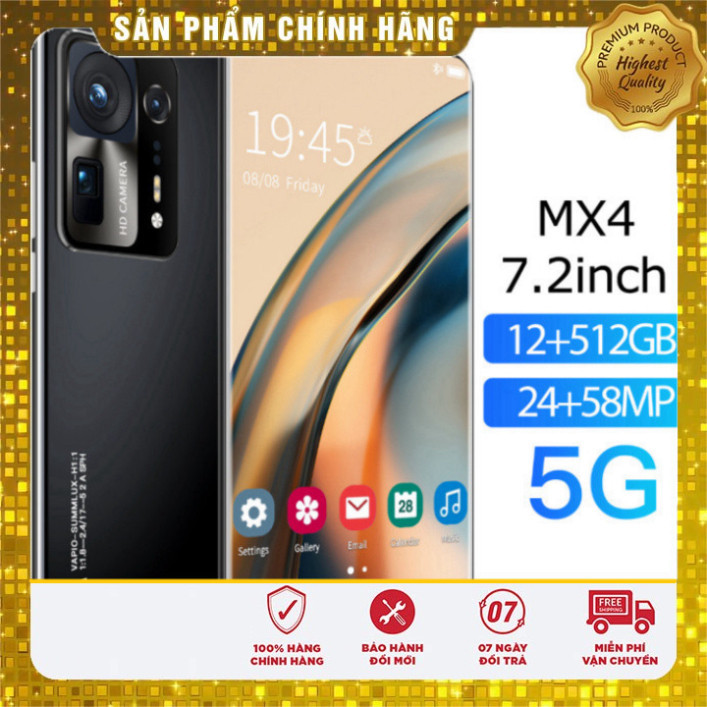Điện thoại thông minh HP MIX4 RAM 12GB + 512GB Điện thoại di động giá rẻ Khuyến mãi giải phóng ...