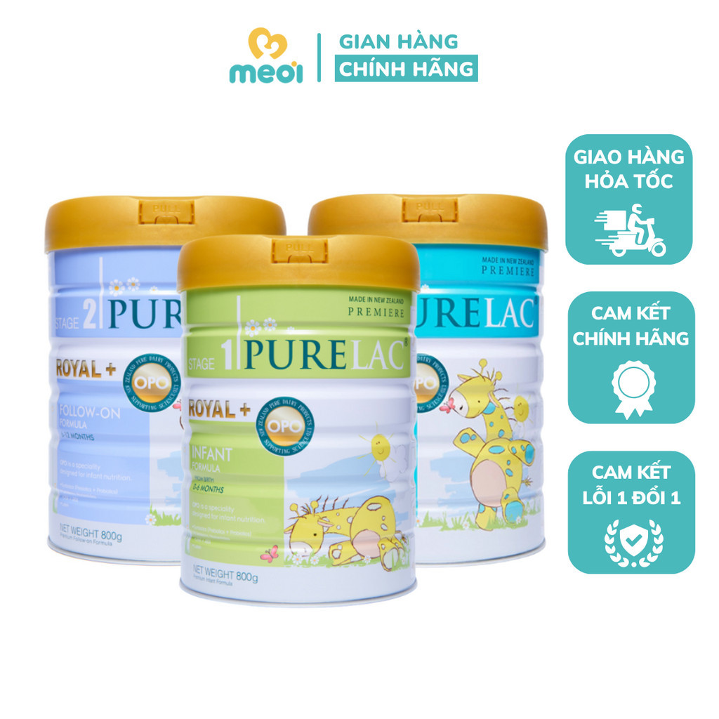 Sữa bột Purelac Royal+ Infant Formula số 1, 2, 3 | Shopee Việt Nam