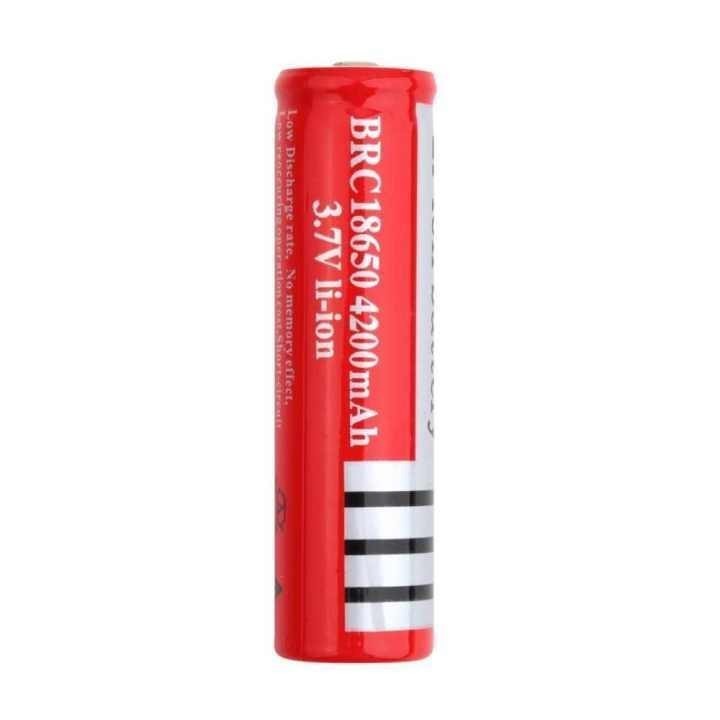 Pin sạc 3.7V 18650 4200mah Ultrafire cho đèn pin quạt và loa -Đẹp ...