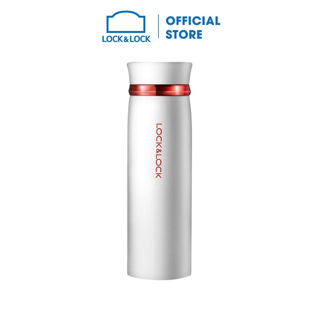 Bình giữ nhiệt Lock&Lock Feather Light 450ml- Màu Trắng / Đỏ LHC4131WR ...