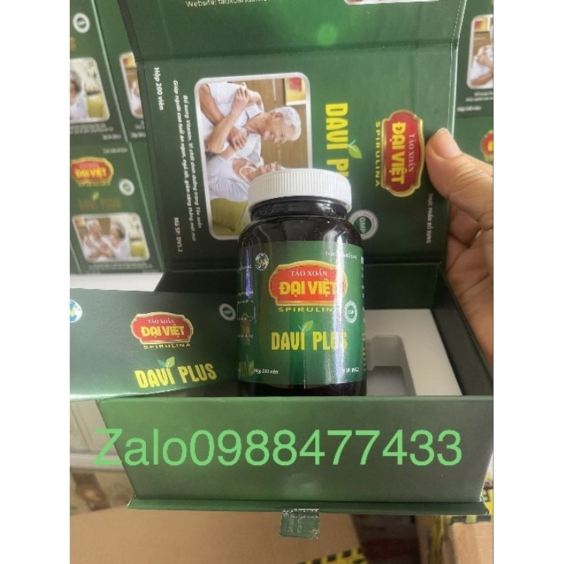 Tảo Xoắn Đại Việt Davi PLUS, tảo Spirulina | Shopee Việt Nam