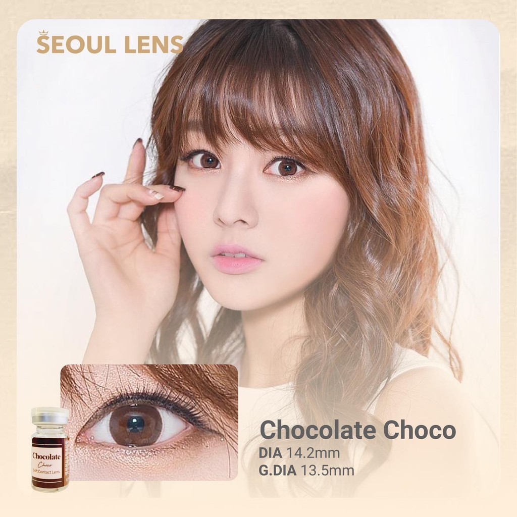 CHOCOLATE - Lens 6 THÁNG ( 1 CHIẾC ) Choco - Kính áp tròng Hàn Quốc ...