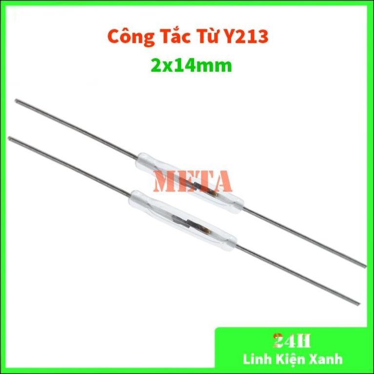 Công Tắc Từ Tính Y213 thường mở 2x14mm - Công tắc nam châm 2x14mm | Shopee Việt Nam