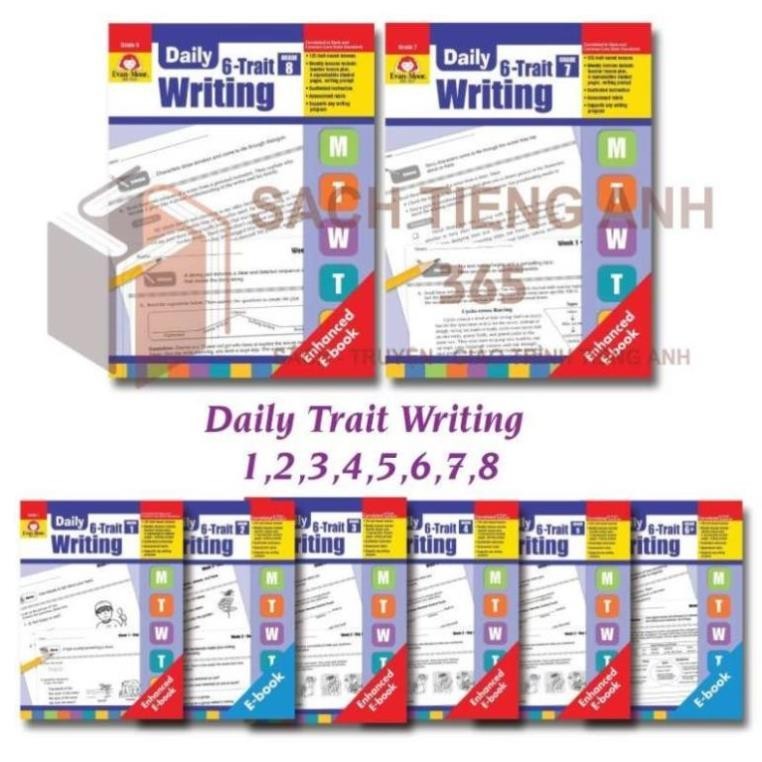 Daily 6-Trait Writing - đầy đủ Grade 1,2,3,4,5,6,7,8 | Shopee Việt Nam