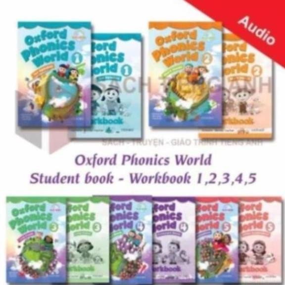 Sách - Oxford Phonics World - Level 1,2,3,4,5 - tặng Audio mp3 - bản ...