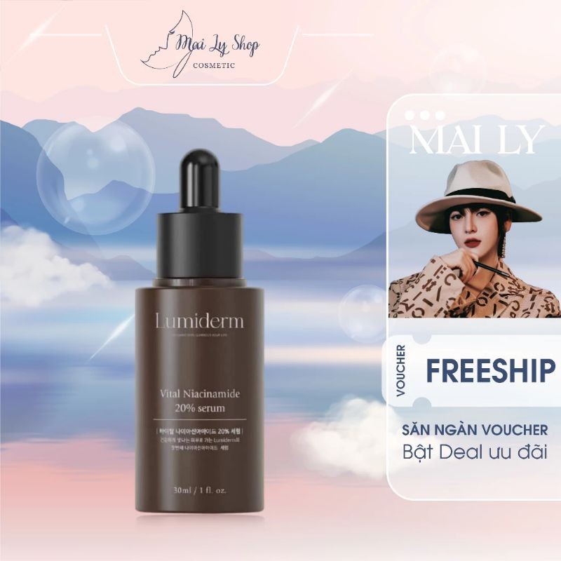 SERUM B3 DƯỠN TRẮNG DA 20% NIACINAMIDE LUMIDERM | Shopee Việt Nam