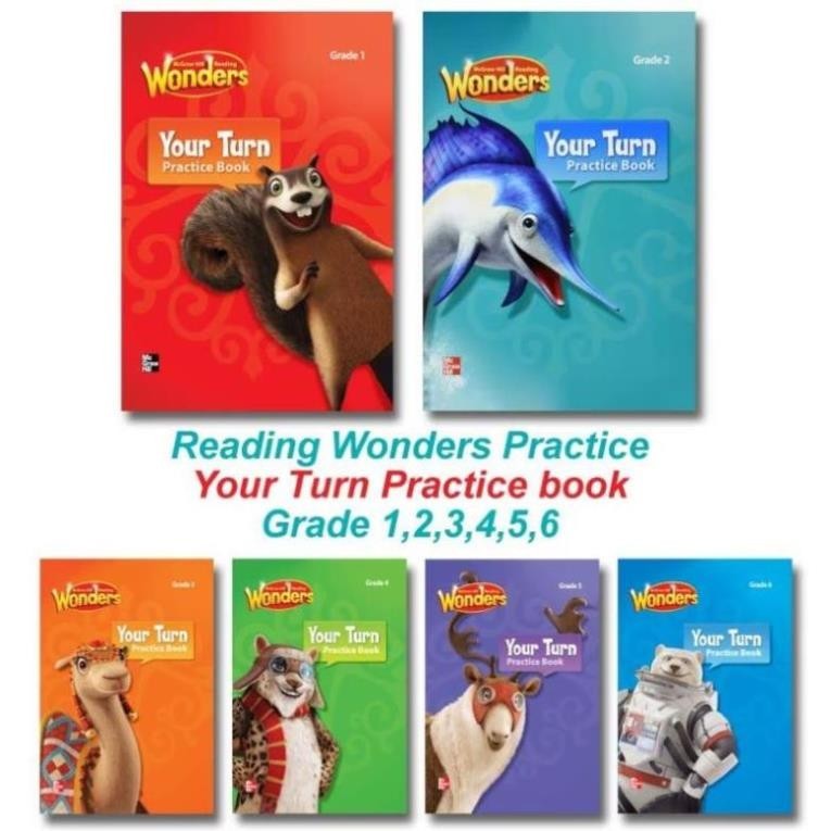Reading Wonders - Your Turn Practice book - Grade 1,2,3,4,5,6 | Shopee ...