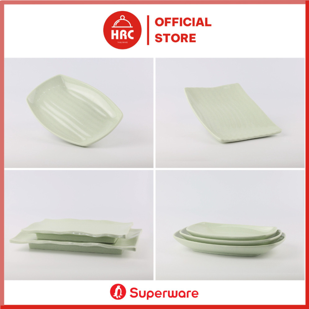 Đĩa Chữ Nhật 100% Nhựa Melamine SUPERWARE - Dĩa quán ăn greed color Đá Pastel Bền Đẹp | Shopee ...