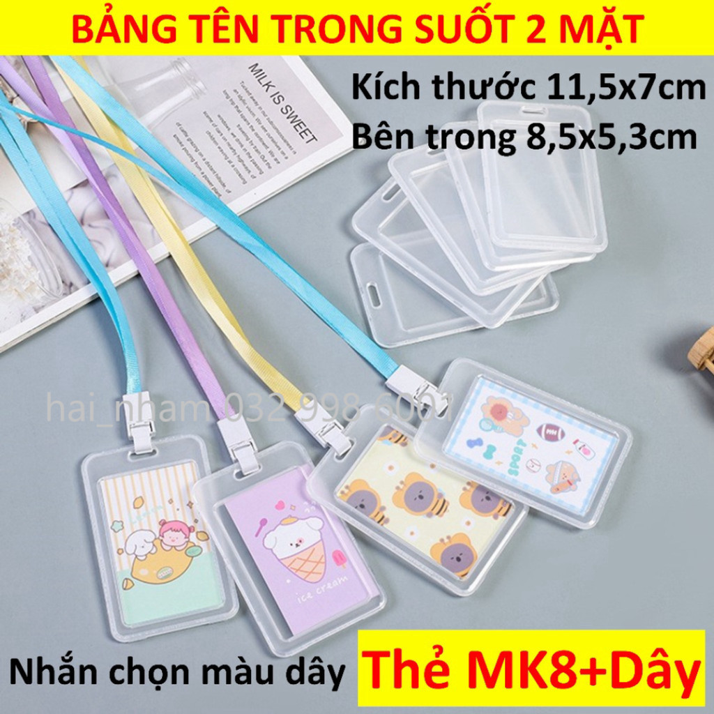 Thẻ đeo MK8 Thẻ vali Tag hành lý Thẻ chìa khóa Móc khóa name tag Thẻ ...