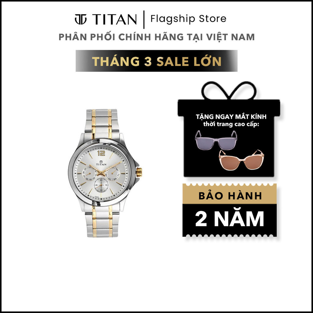 Đồng hồ nam Titan chính hãng 1698BM01 dòng Classic | Shopee Việt Nam