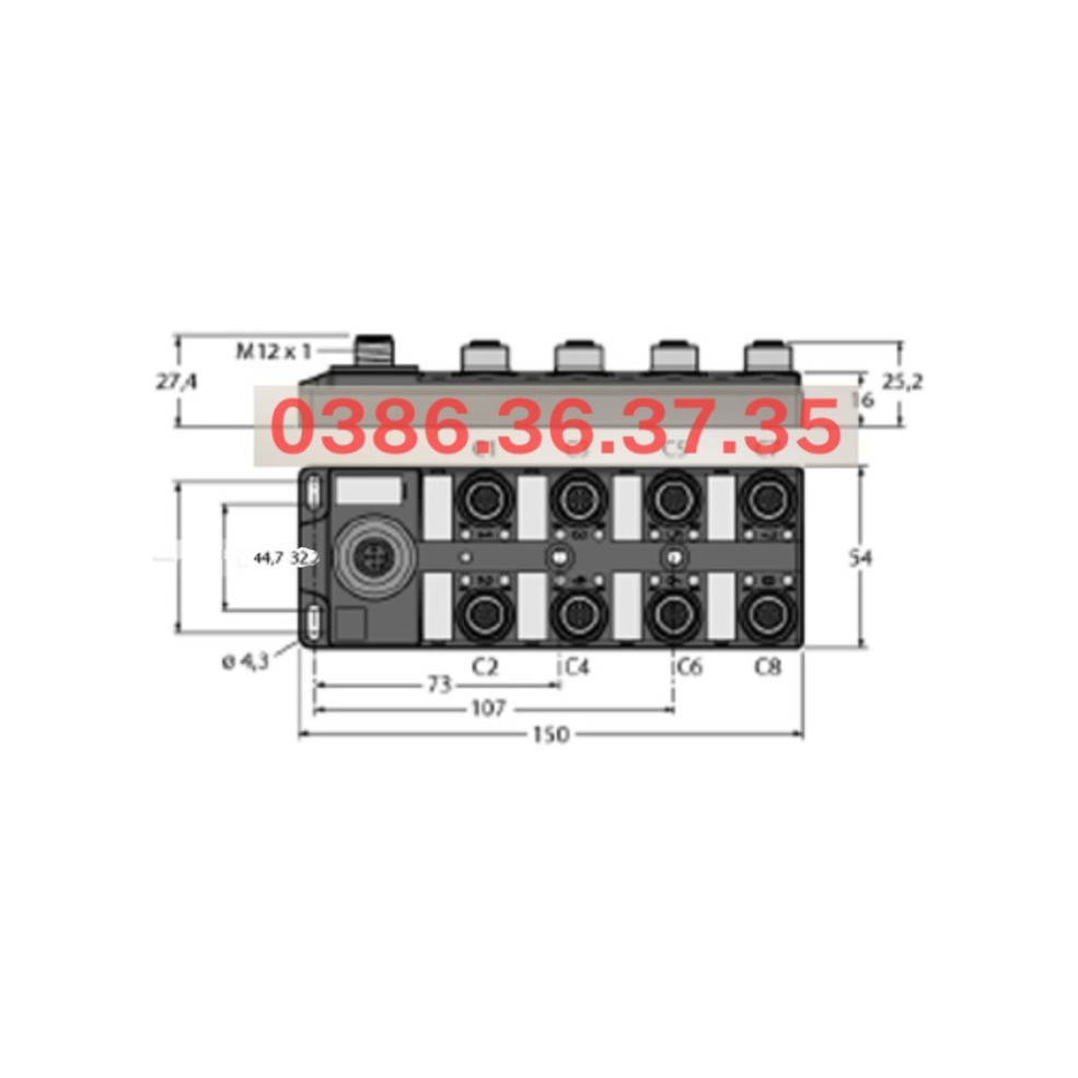 Mô-đun Turck Turck Chính Hãng Ban Đầu TBIL-M1-16DXP Hub Fieldbus IO Module Miễn Phí Vận Chuyển ...