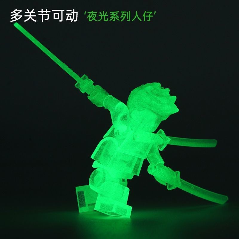 Tương thích với Lego Luminous Building Blocks Minifigures Mô hình bên ...
