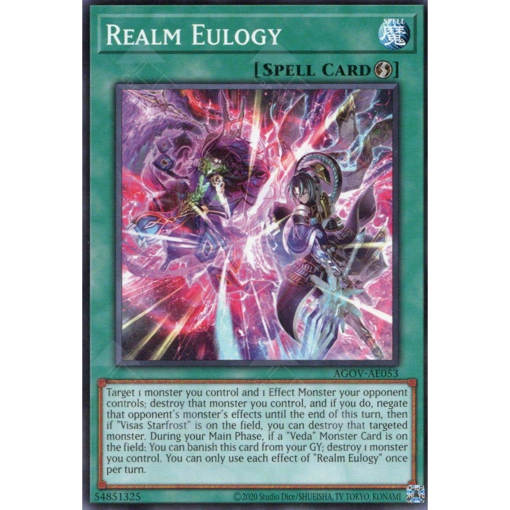 [ Bài Yugioh Chính Hãng ] Realm Eulogy - AGOV-AE053 - Common | Shopee Việt Nam