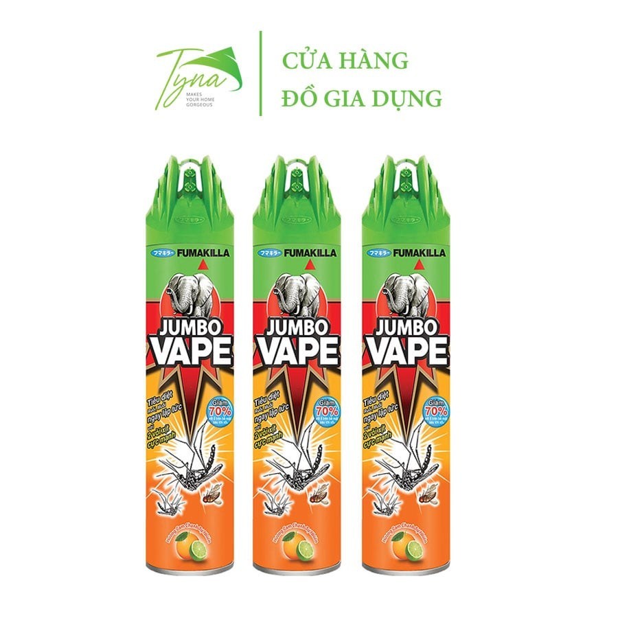 Xịt côn trùng Jumbo Vape 600ml | Shopee Việt Nam