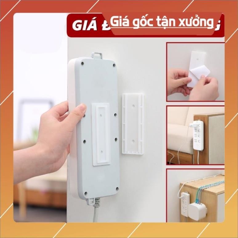 Miếng Dán Tường Treo Ổ Cắm Điện, Modem Wifi/ Giá Đỡ Treo Tường Cố Định ...